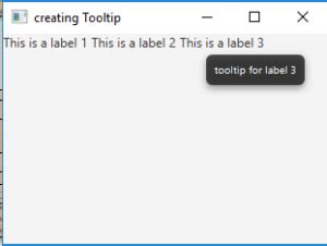 JavaFX Tooltip GeeksforGeeks