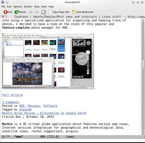 emacs 24 4 ships with integrated web browser [ubuntu installation