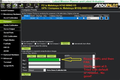 Plane 454 Compass Calibration Plane 45 Ardupilot Discourse