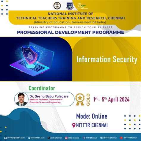 National Institute Of Technical Teachers Training And Research Nitttr Chennai On Linkedin