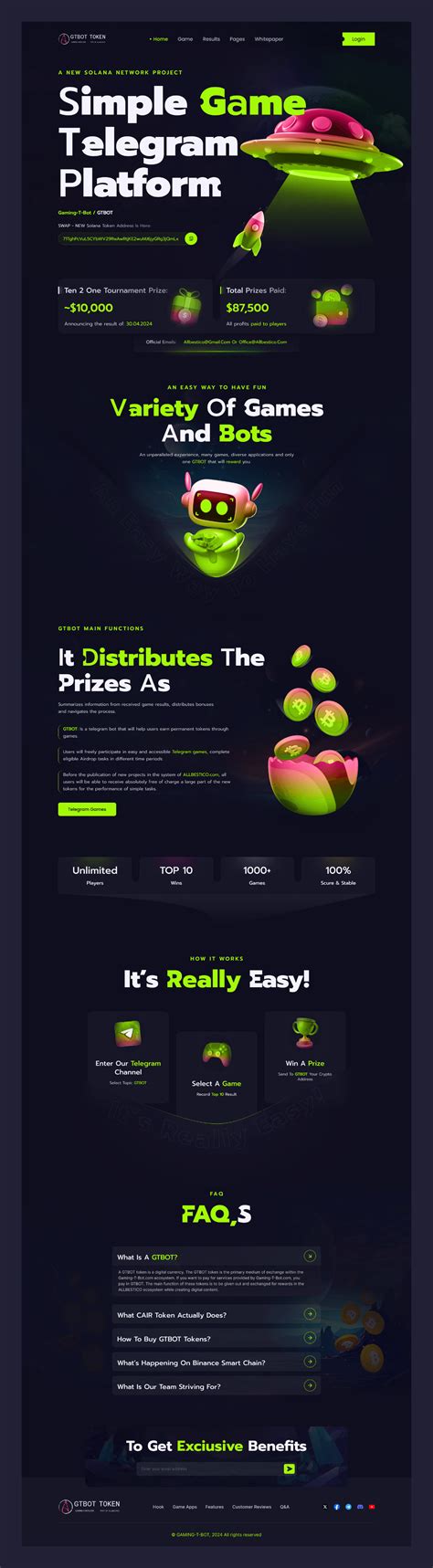 Crypto Telegram Bot Behance