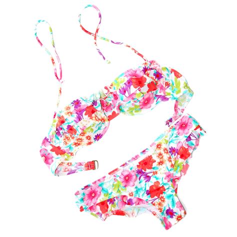 2019 Women Beachwear Sexy Secret Low Waist Bikinis Bikini Red Flowers
