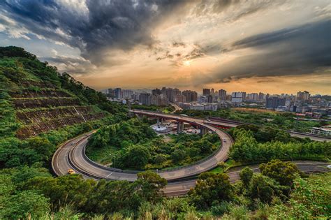 Обои Города Панорамы обои для рабочего стола фотографии города панорамы магистраль Обои