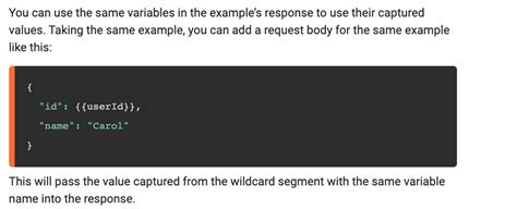 Postman Mock Example Response Json Data To Include Pathparms Or Queryparms Or Put Body Json