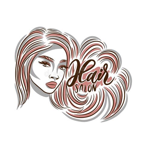 Hair Salon Handwritten Inscription For A Beauty Salon Beautiful Girl