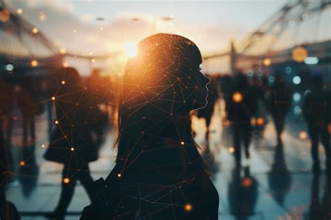 Premium Photo Woman Addressing Crowd Of People