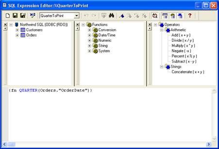 Sql Expressions Crystal Reports Online Training