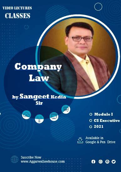 Company Law Books For Cs Executive Module I New Syllabus