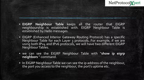 Eigrp Enhanced Interior Gateway Routing Protocol Pptx Computer Networking Computing