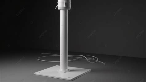 흰색 스탠딩 램프와 흰색 기둥 3d 극 모형 고화질 사진 사진 배경 일러스트 및 사진 무료 다운로드 Pngtree
