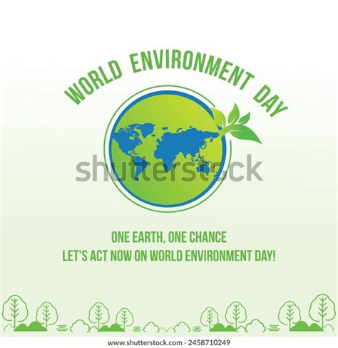World Environment Day June 5th Design Stock Vector Royalty Free