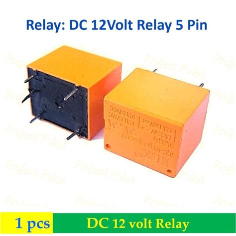 12v Relay Switch Dc 12v Relay 5 Pin 10a Dc Coil Spdt Auto Universal