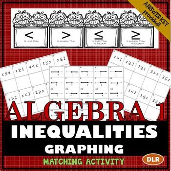 Graphing Inequalities Matching Activity By Algebra Accents TPT