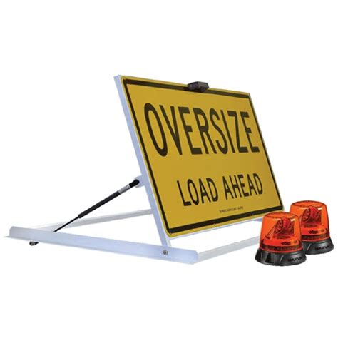 Pilot Vehicle Escort Sign Kit “oversize Load Ahead” Johnsons Trucks