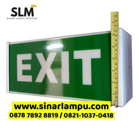 Lampu Exit Box Led Sinar Lampu Mentari Agen Dan Distributor Lampu