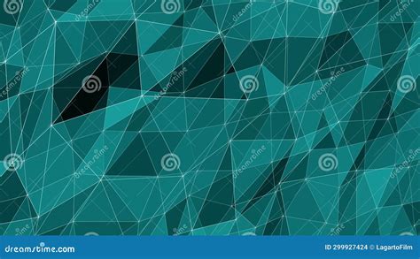 Triangles Connected In Mesmerizing Geometry Pattern Of Interconnecting White Lines Forming