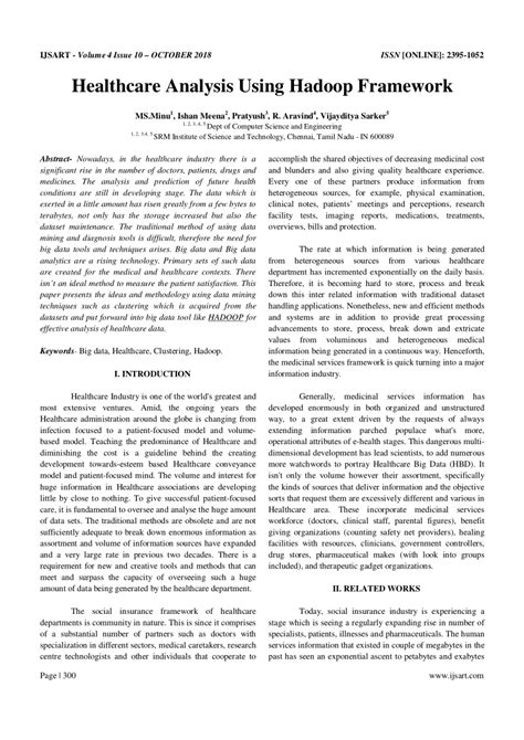Pdf Healthcare Analysis Using Hadoop Framework
