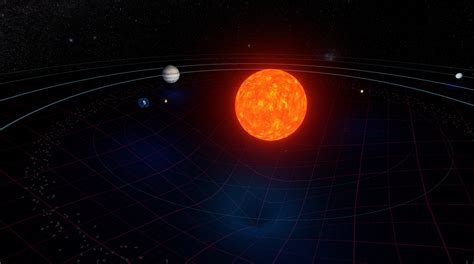 Solar System Simulator Behance