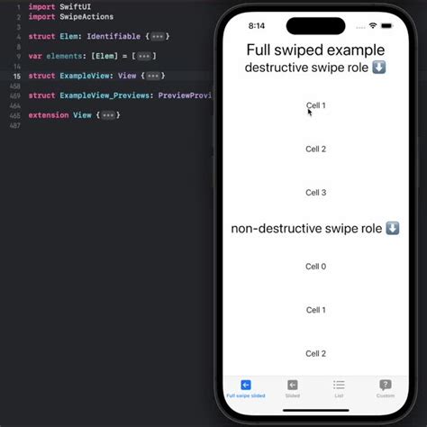 Alexander Kraev On Linkedin Swiftui Swipeactions Swipeaction