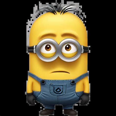 Minion With An Angry Look On His Face Emoji Ai Emoji Generator