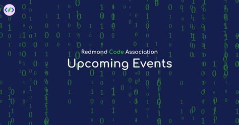 Redmond Code Association On Linkedin Coding Free Washington