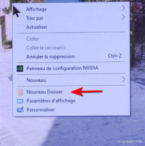 Ajouter Nouveau Dossier Dans Le Menu Contextuel
