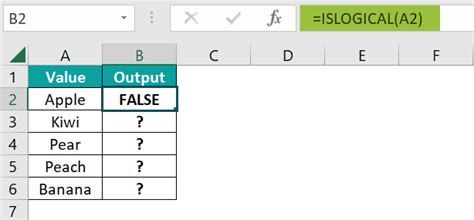 Islogical Excel Function Formula Example How To Use