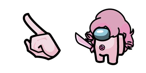 Among Us Steven Universe Rose Quartz Character Cursor Custom Cursor