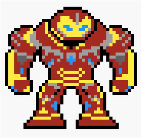 Iron Man Pixel Art Pixel Art Pokemon Pixel Art Minecraft Pixel Art
