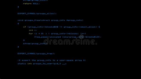 Hacker Code Running Down A Computer Screen Terminal Stock Footage
