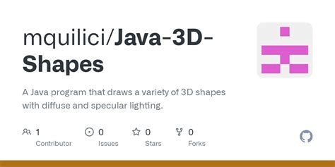 github mquilici java 3d shapes a java program that draws a variety