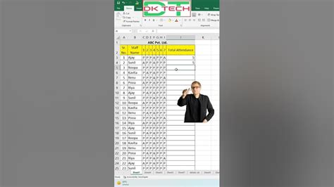 Attendance Trick Formula In Excel Excel Smartphone Exceltech Microsoft Connectcomputerfast