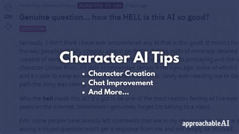 Character Ai Tips And Tricks Aug 2023