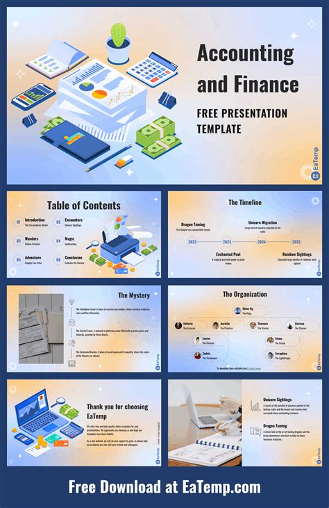 Accounting And Finance PPT Presentation Template Free PowerPoint