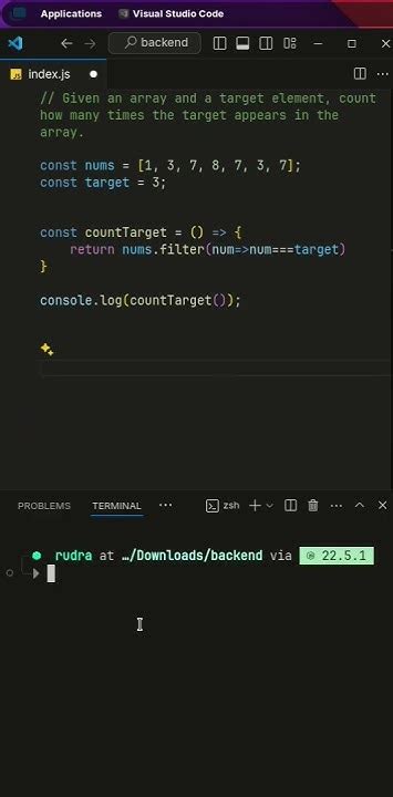 Count How Many Times The Target Appears In The Array Javascript Interview Questions Youtube