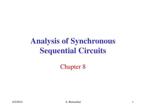 Ppt Analysis Of Synchronous Sequential Circuits Powerpoint Presentation Id