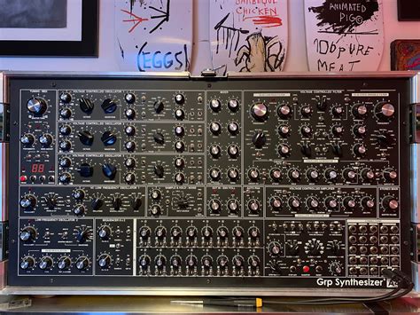 Matrixsynth Grp A4 Analog Synthesizer In Built In Yellow Travel Case