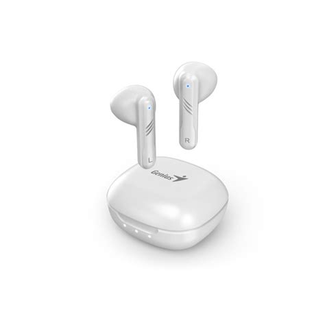 Genius Hs M Bt In Ear Wireless Earphones White Electromart