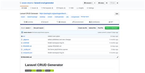 Laravel Crud Generator This Laravel Generator Package Provides By Awais Medium