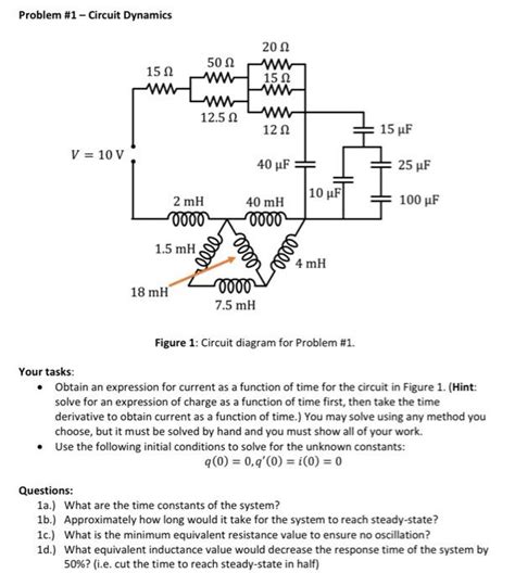 Solved Problem 1 Circuit Dynamics Figure 1 Circuit