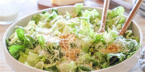 Salade César Crémeuse Avec Panko à Lail Croquant · Recettes Familiales