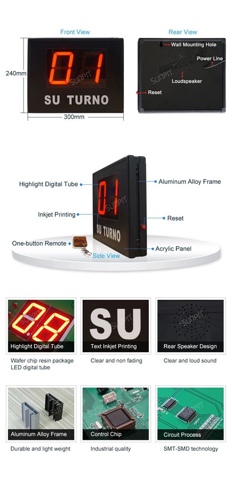 은행 대기열 관리 시스템 전자 대기열 번호 디스플레이 병원 대기열 관리 시스템 Buy 야외 Led 사인led 카운트 기호실내 Led 생산 기호 Product On