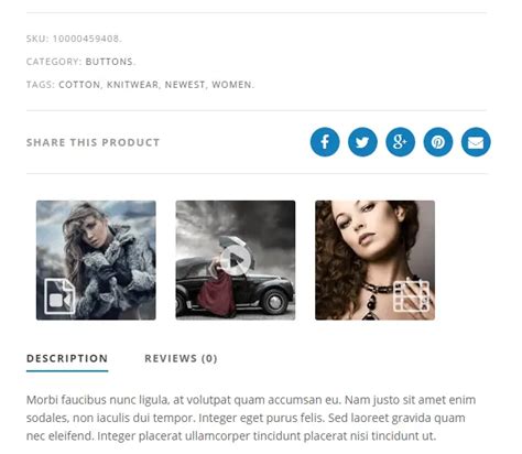 Videos Plugin For WooCommerce CreateIT