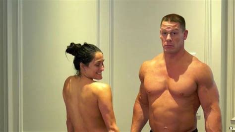 John Cena And Nikki Bella Strips Completely Neked As She Celebrates Reaching Subscribers
