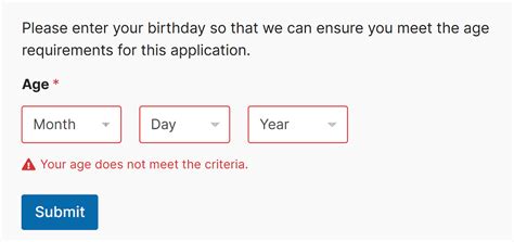 How To Add Age Restrictions To Wordpress Forms