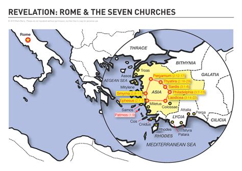 Map Of 7 Churches In Revelation
