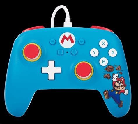 Joystick Alámbrico Ns Brick Breaker Mario Casa De La Carcasa