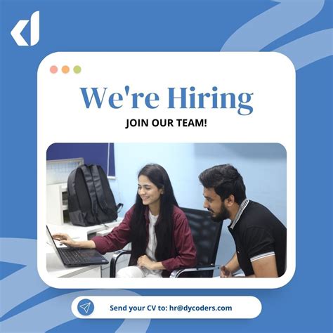 Dycoders On Linkedin Dycoders Hiring Hiringnow Wearehiring Webdeveloper Hiringalert