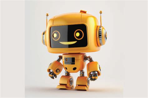 Meet Our Cute Robot Emoji 3d Render Graphic By Saksenengmu Bro · Creative Fabrica