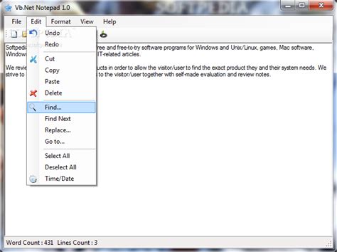 Vb Net Notepad Download Softpedia